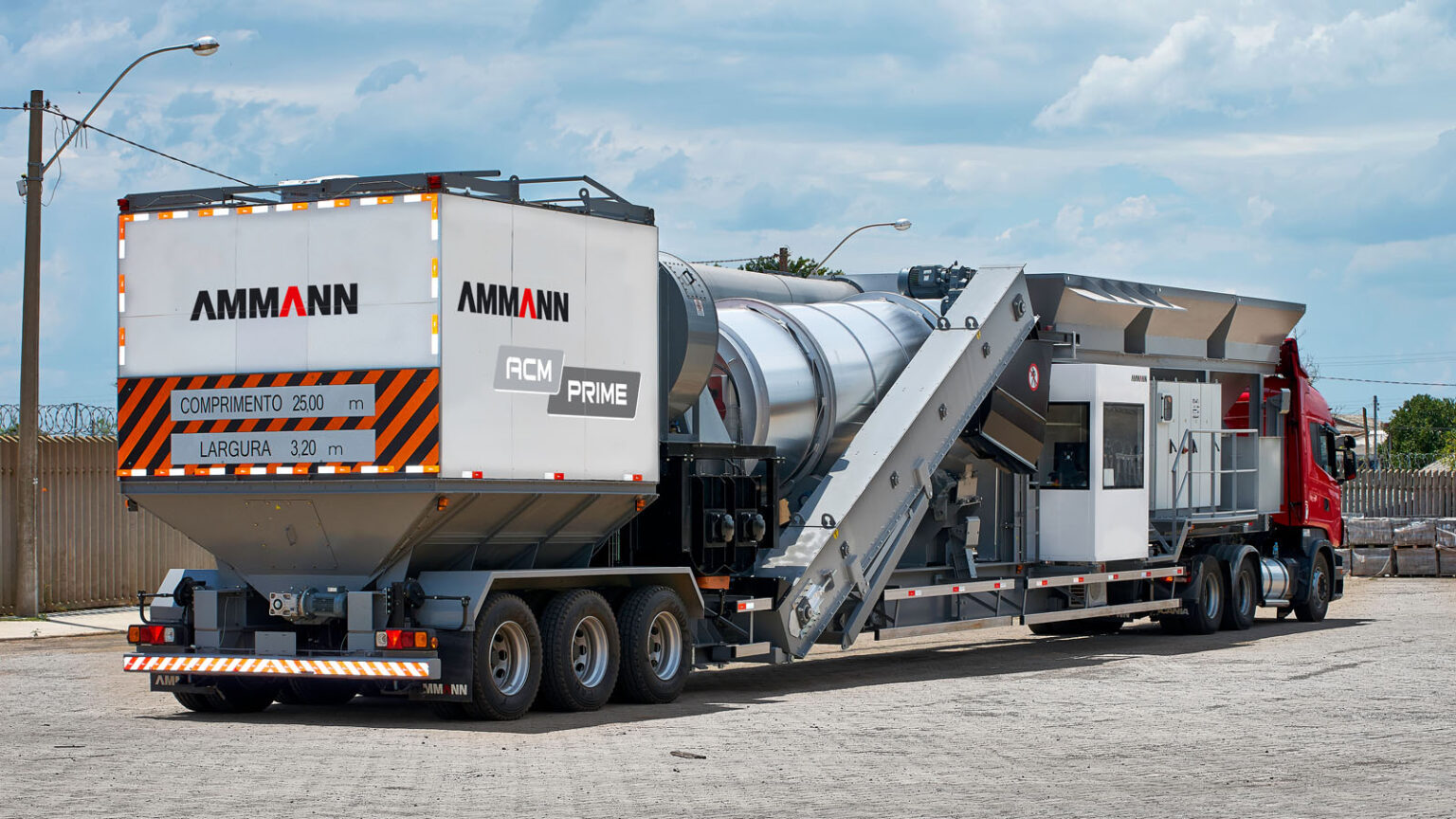 Planta de asfalto continua AMMANN ACM 100-210 PRIME – Euromateriales